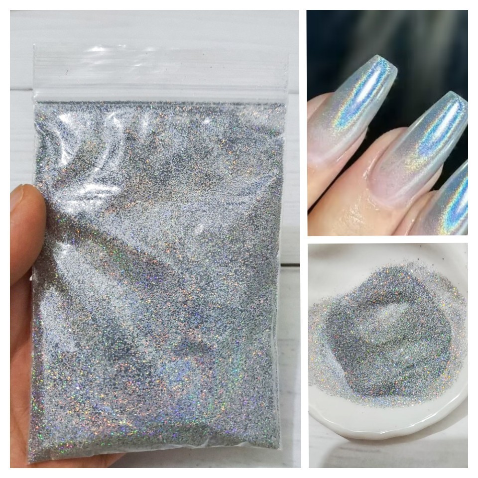 10g 0.2MM Chameleon Shining Resin Pigment Holographic Color Glitter ...
