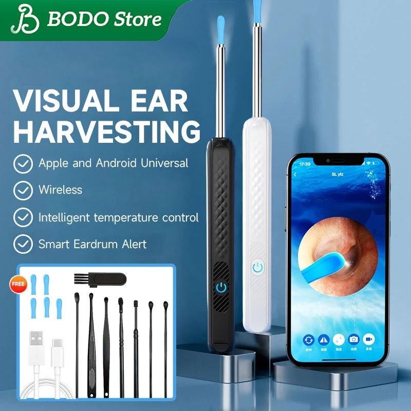 Wireless Smart Visual Ear Cleaner Otoscope Ear Wax Removal Tool with ...