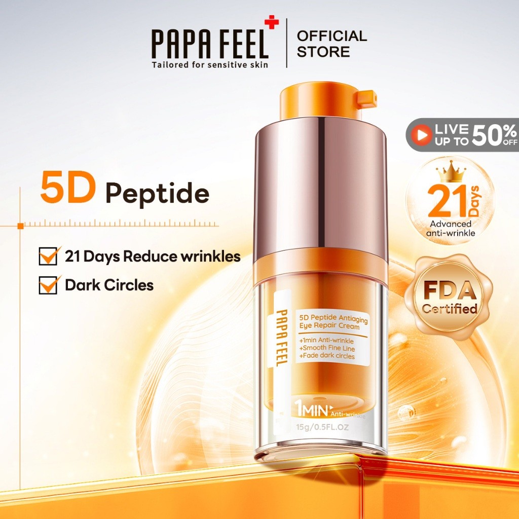 P AP A F E E L Eye Cream Anti Aging Wrinkle Firming 15g Eyebag Remover ...