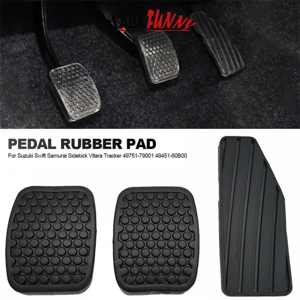 BLACKFUNNY 3Pcs Car Brake Clutch Pedal Rubber Pad Cover For Suzuki ...