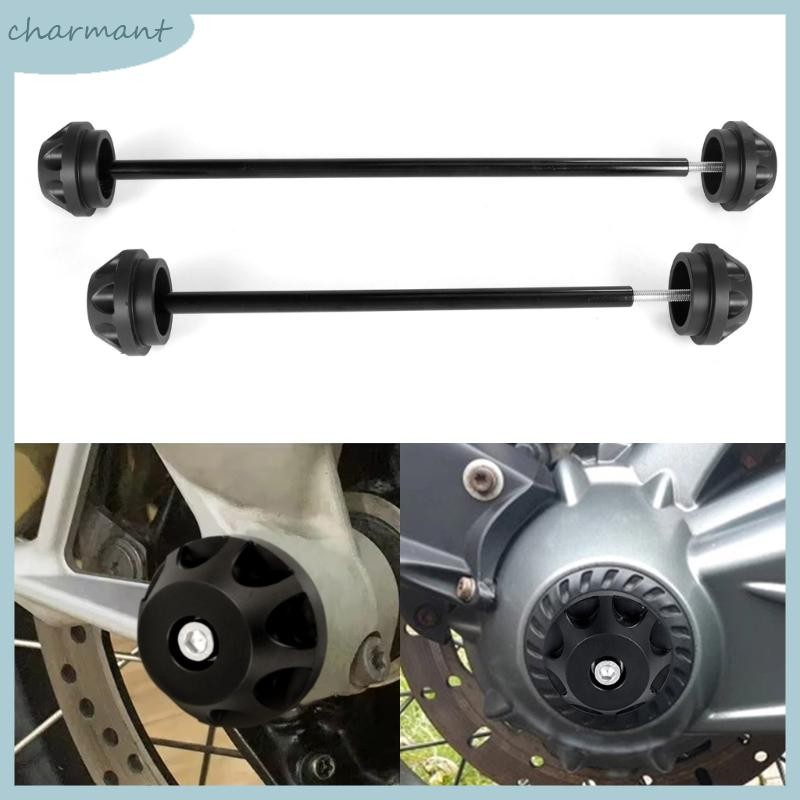 char Upgrades Motorcycle Front Rear Axles Fork Crash Sliders ...