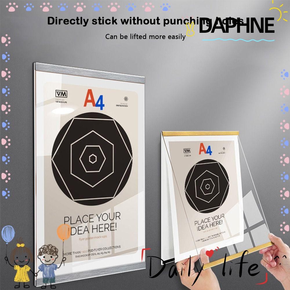 DAPHNE Display Frame, Acrylic A3/A4/A5 Certificate Frame, Magnetic Wall ...