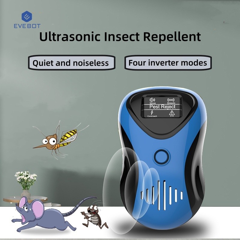 EVEBOT Ultrasonic Electronic Mosquito Repellent Insect Repellent ...