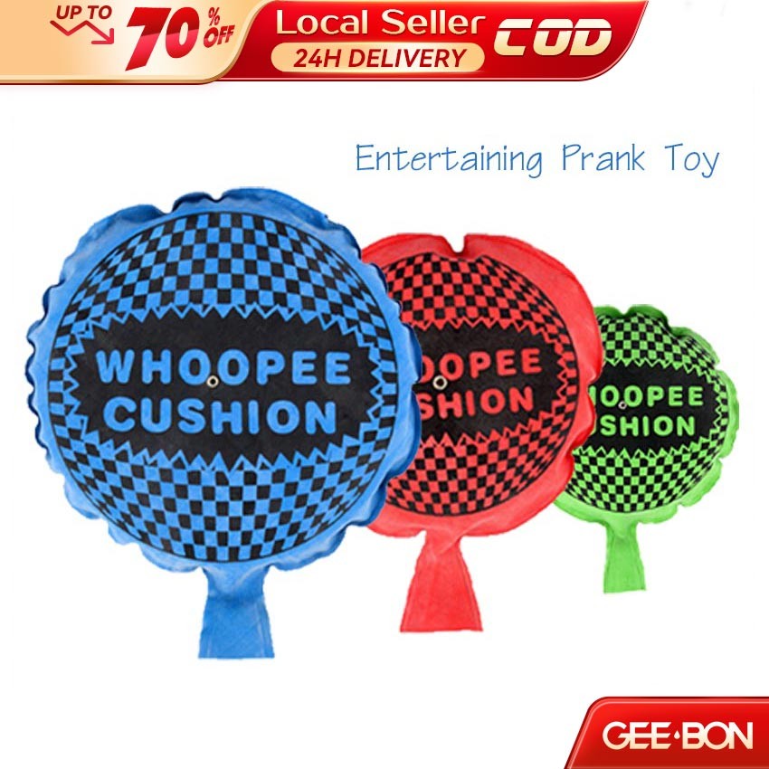 GEEBON Fun Self Inflating Whoopee Cushion Joke Prank Party Fart Balloon ...