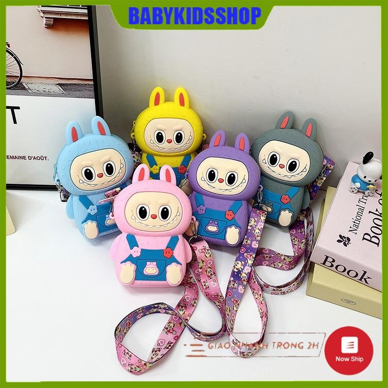 Mini crossbody bag for children shaped like LABUBU, KOROMI, LABUBU ...