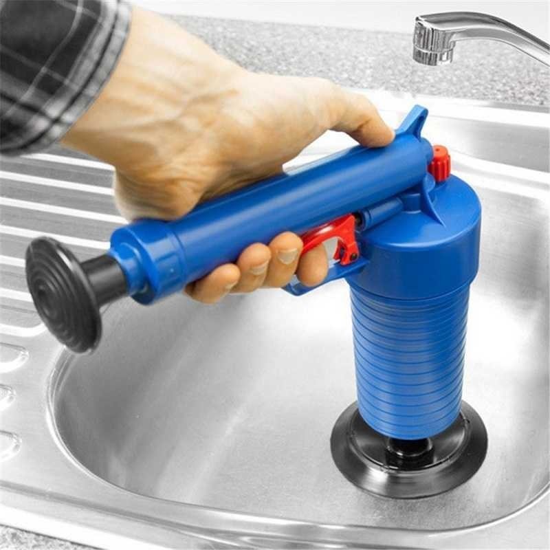 Auger Toilet Plumbing Suction Pump High Pressure Air Drain Plunger ...