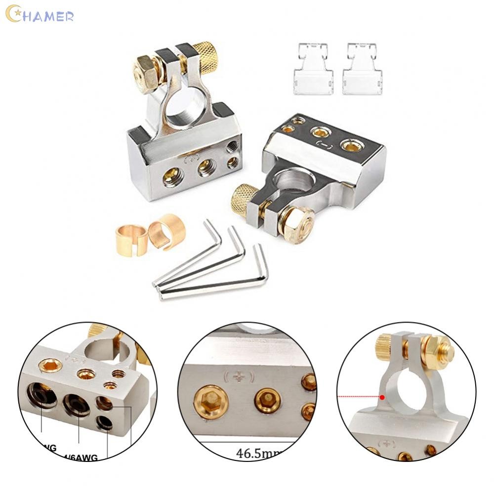 【CHAMER】Multi Size Support Marine Battery Terminal Clamps Ideal for ...