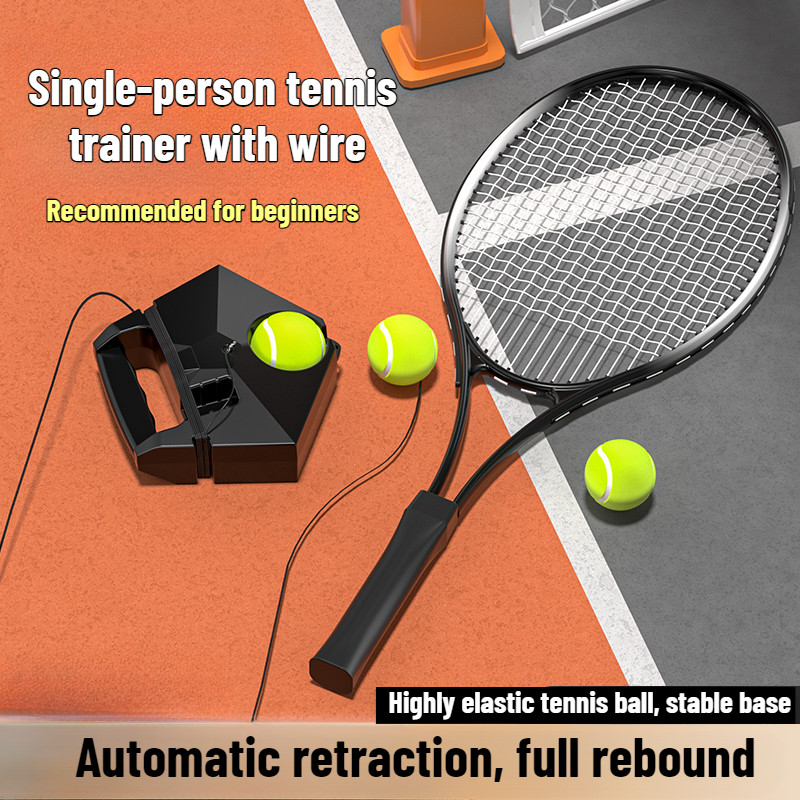 Tennis Training Device for Single Player with Line Rebound Self-study ...