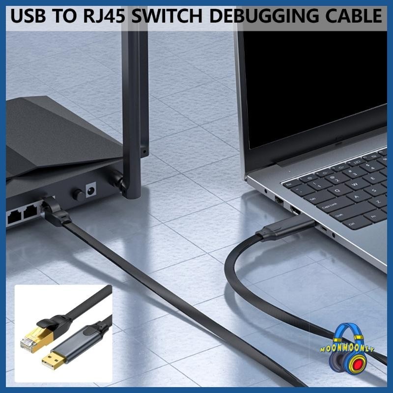 MOOMMY USB To RJ45 for USB Rollover Console Cable Router RJ45 ...