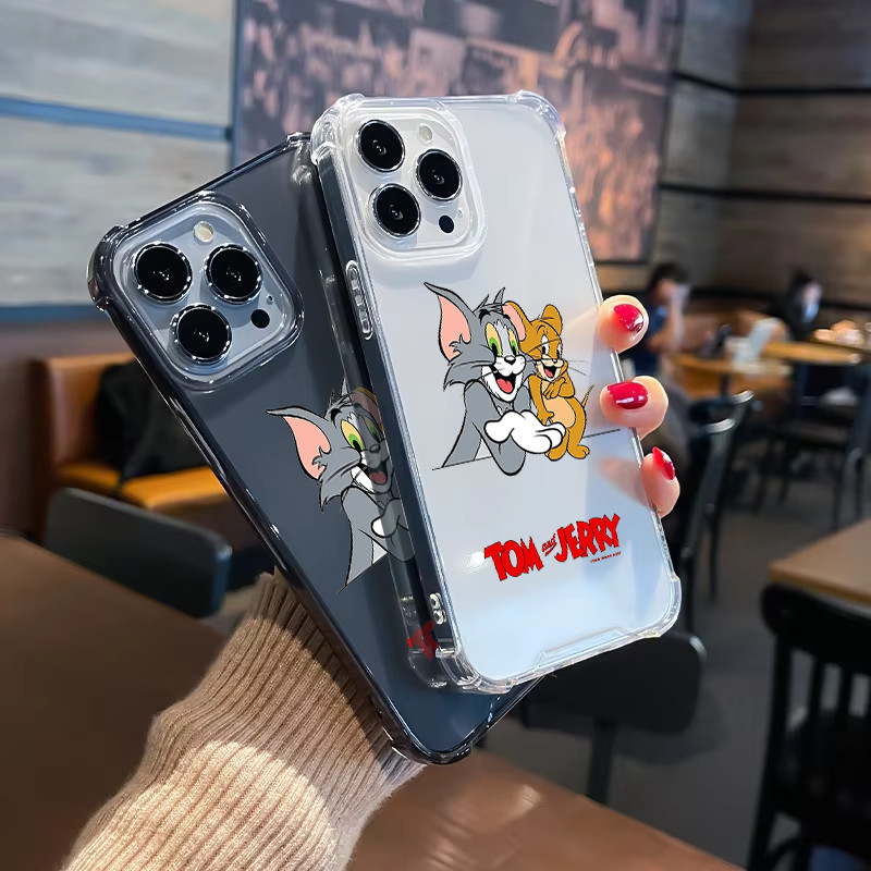 T-Tom And Jerry Cute Phone Case For Redmi 14c A4 Note 14 Pro Plus 4G 5G Soft Silicone Back Cover ...
