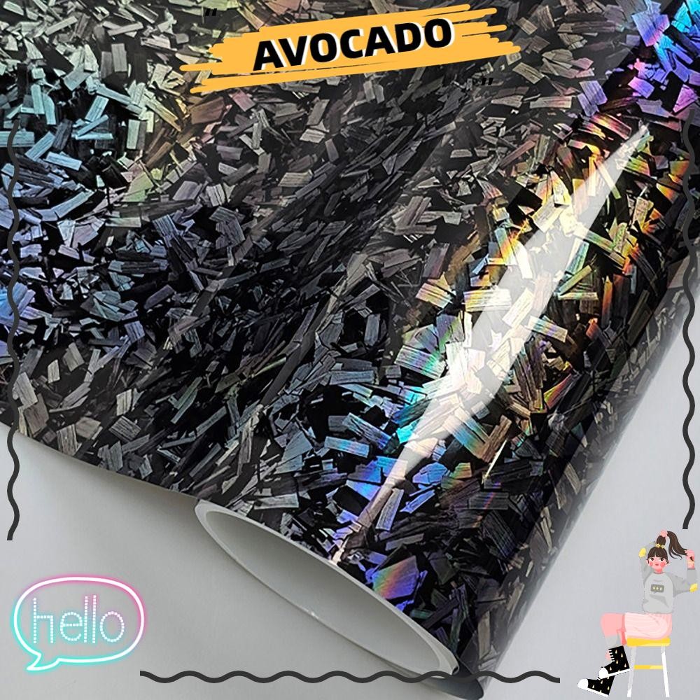 AVOCADA Carbon Fiber Vinyl Film, /6D Effect High Gloss Motorcycle Body ...