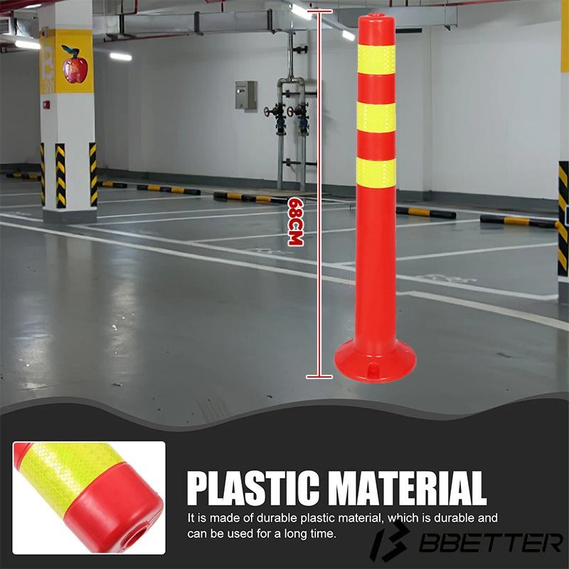 68CM Traffic Flexible Barricade Pole Barricade Pole Safety Cone Road ...