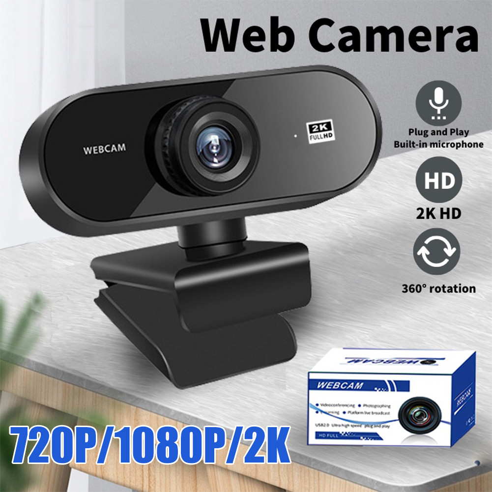 Network HD computer camera 2K/ 1080P/ 720P USB Desktop computer laptop ...