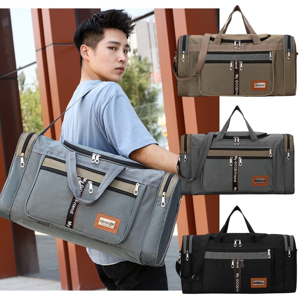 New Weekender Duffle Bag for Men Large Capacity Multi Compartment ...