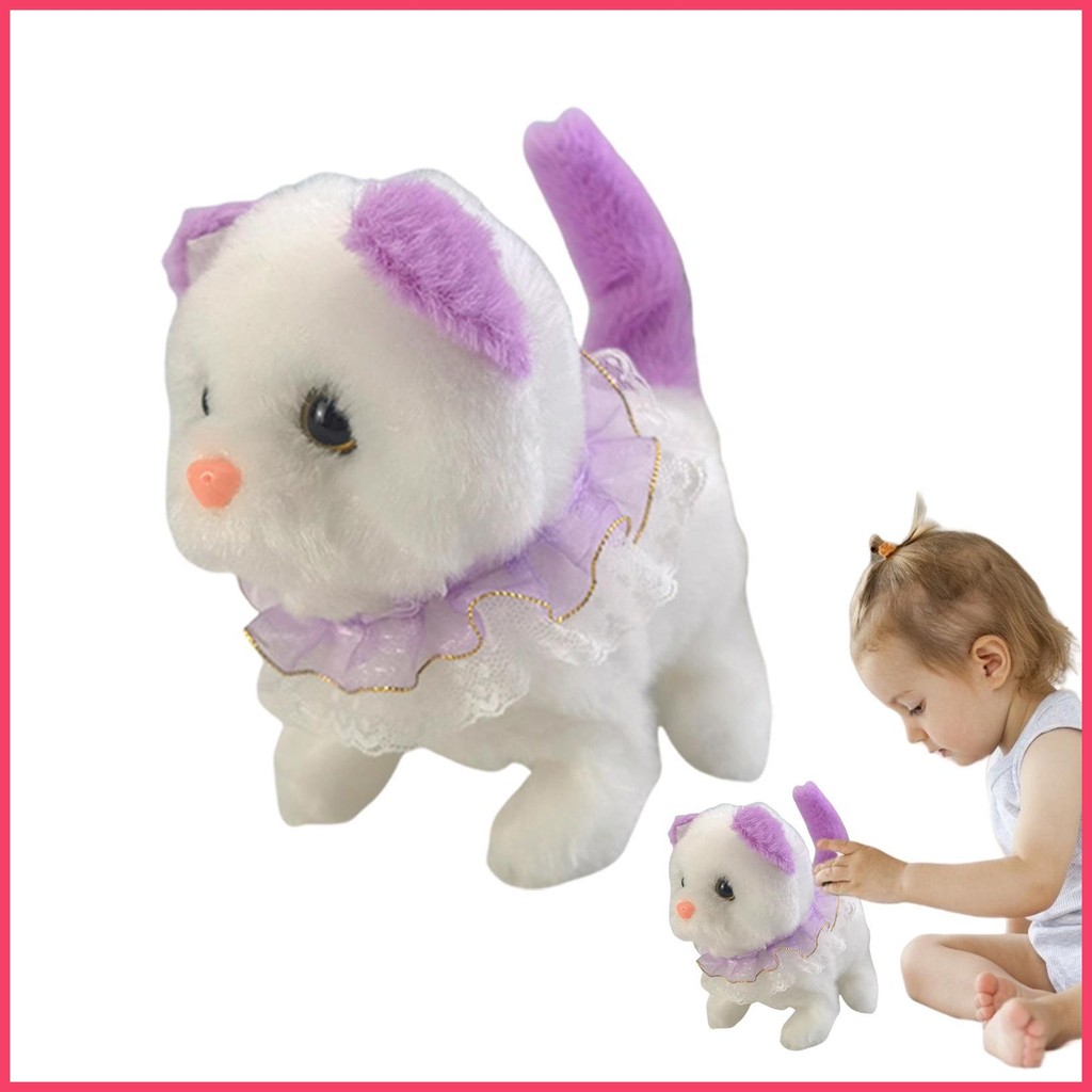 Walking and Barking Robot Cat Realistic Robot Cat with Walking and ...