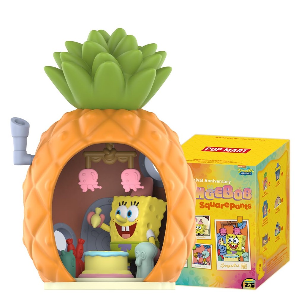 POP MART SpongeBob SquarePants Carnival Anniversary Series Scene Set [1 ...