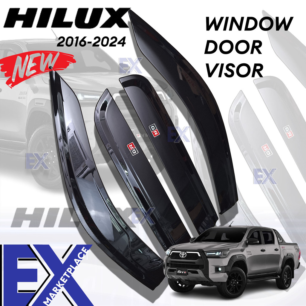 Toyota Hilux / Revo / Conquest 2016 to 2024 OEM GR LOGO Window Door ...