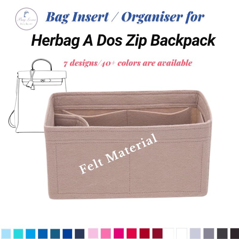 Bag Lover | Felt Bag Insert Suitable For Herbag A Dos Zip Backpack ...
