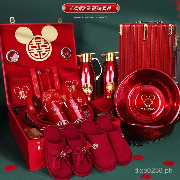 Complete Box Set for Dowry Wedding。New Wedding Supplies Dowry Items for ...