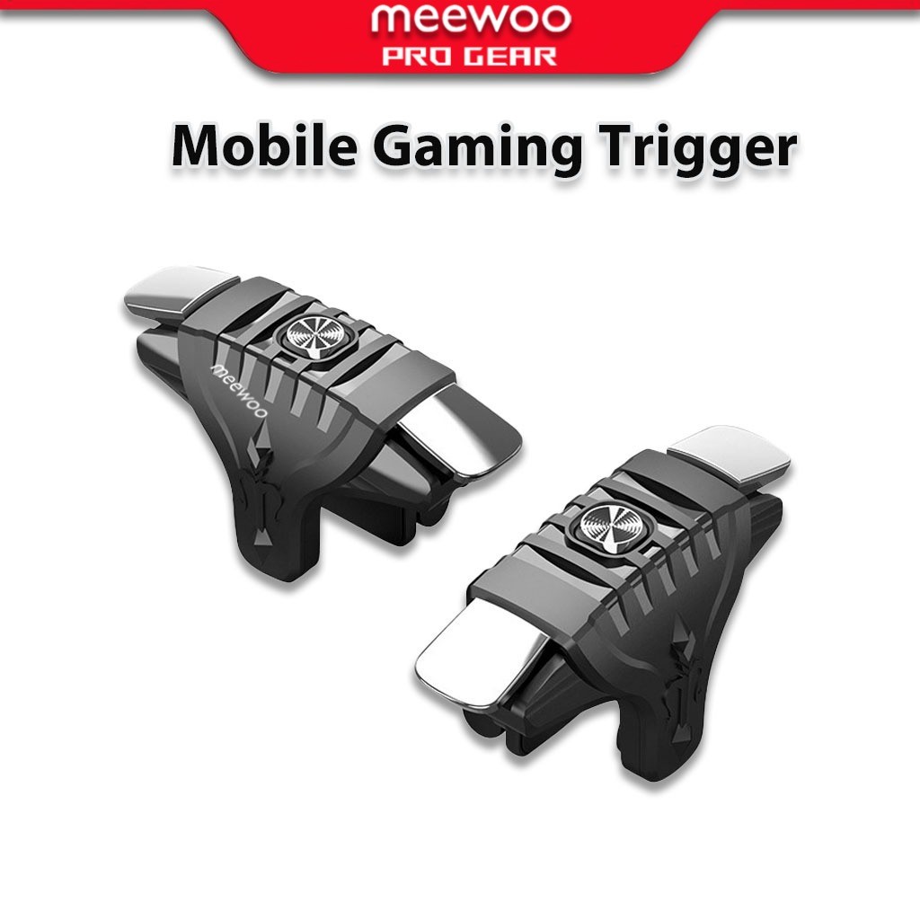 Meewoo Mobile Gaming Trigger Buttons Mini Metal Game Controller Fire ...