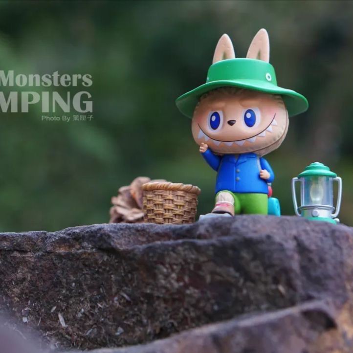 New Figure LABUBU Elf Outdoor Travel Series Blind Box Decoration Labubu ...