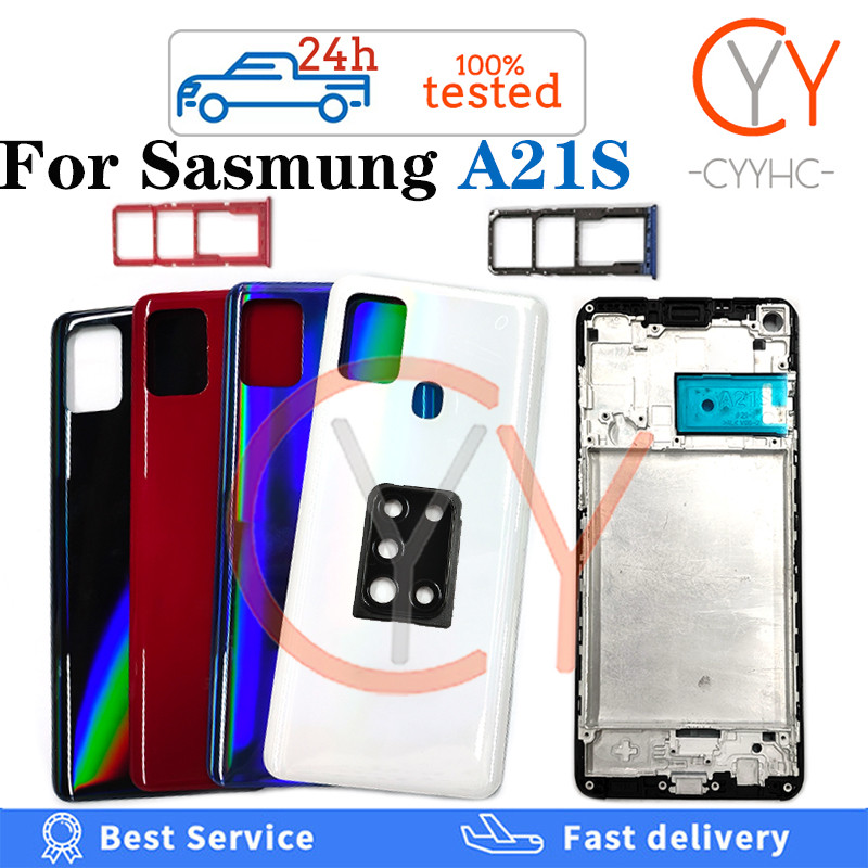 For Sasmung Galaxy A21S A217 A217F back cover Battery Housingr Volume ...