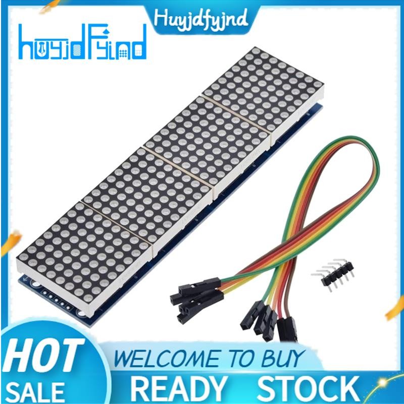 Dot Matrix Module 8x8 Common Cathode LED Display 5V 4-In-1 withDuPont ...