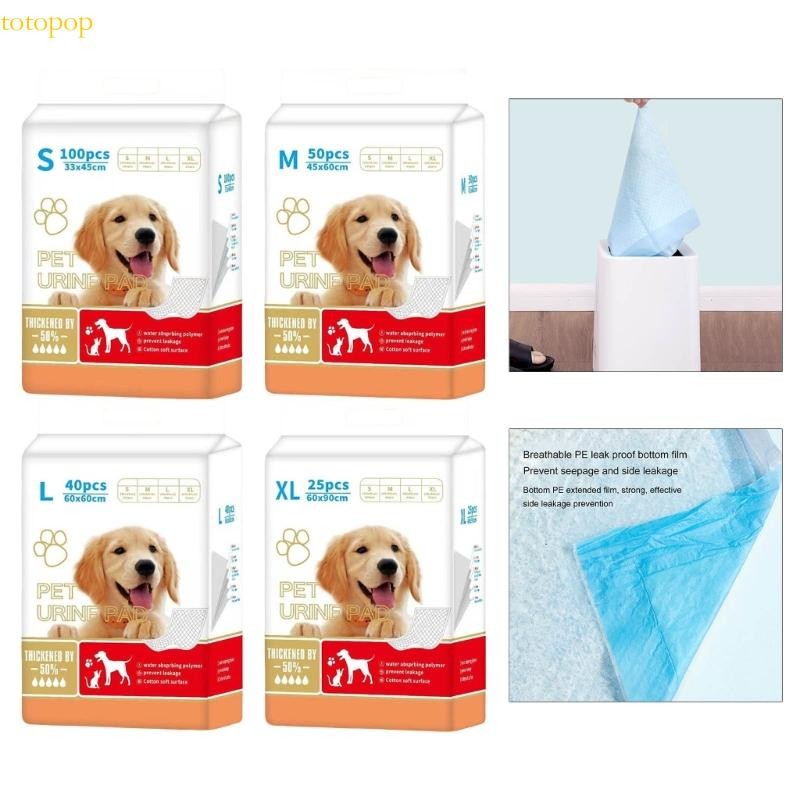 Top Dog Diaper Mat Dogs Bed Urine Pad Absorbent Pet Nappy for Various ...
