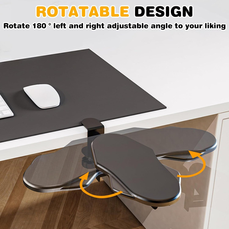 Computer Desk Hand Rest Stand , Foldable Rotating Arm Support Bracket ...