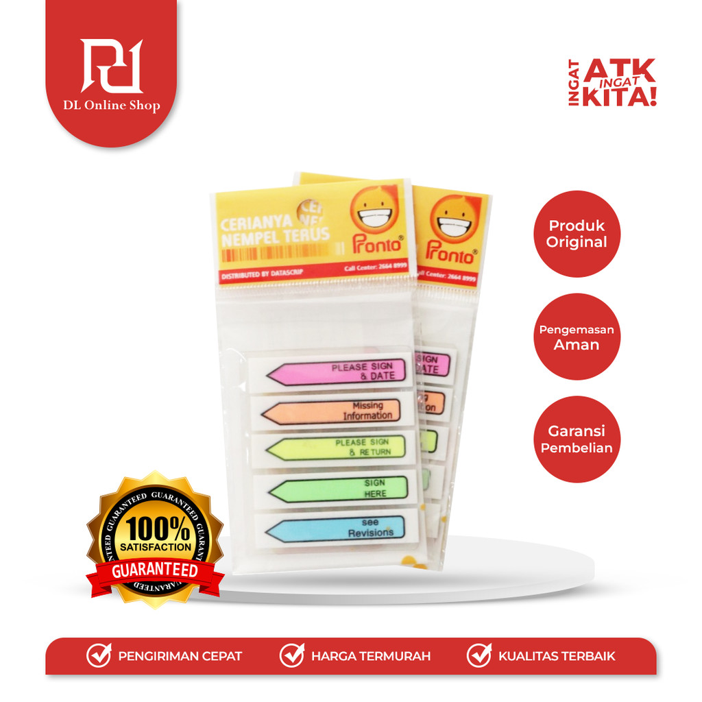 PRONTO STICKY NOTE 45639 (1PAD) | Shopee Philippines