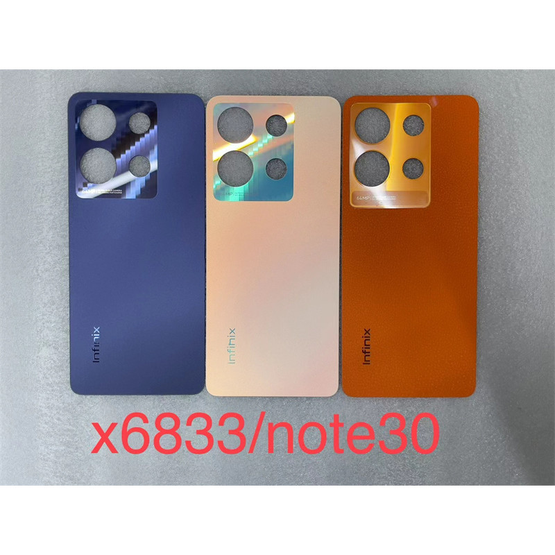 For Infinix Note 30 X6833B Battery Cover Back Glass Panel Rear Housing ...