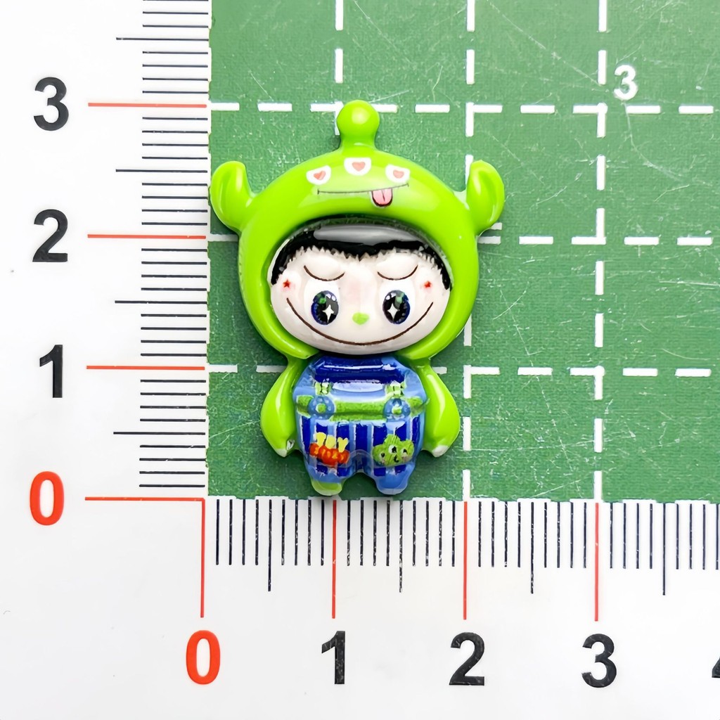 Cartoon PopMart Jibbitz for Crocks Bright Labubu Jibbits Red Labubu ...