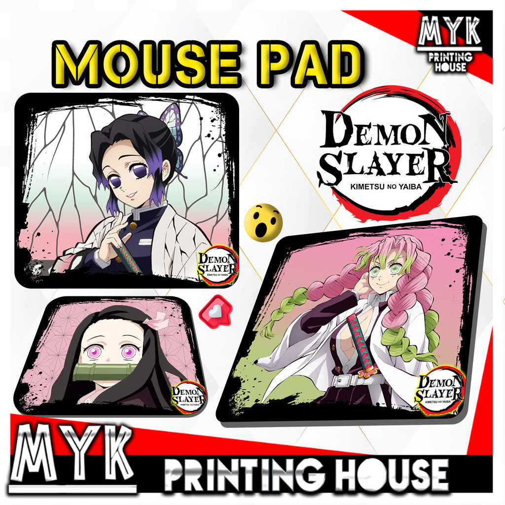 DEMON SLAYER MOUSE PAD DESIGN | Shopee Philippines