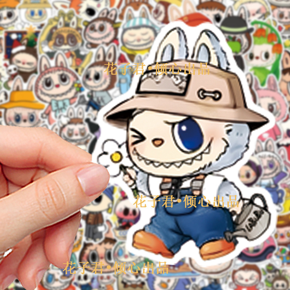 Ready Stock Free Shipping Cartoon Cute labubu labubu Stickers Labububu ...