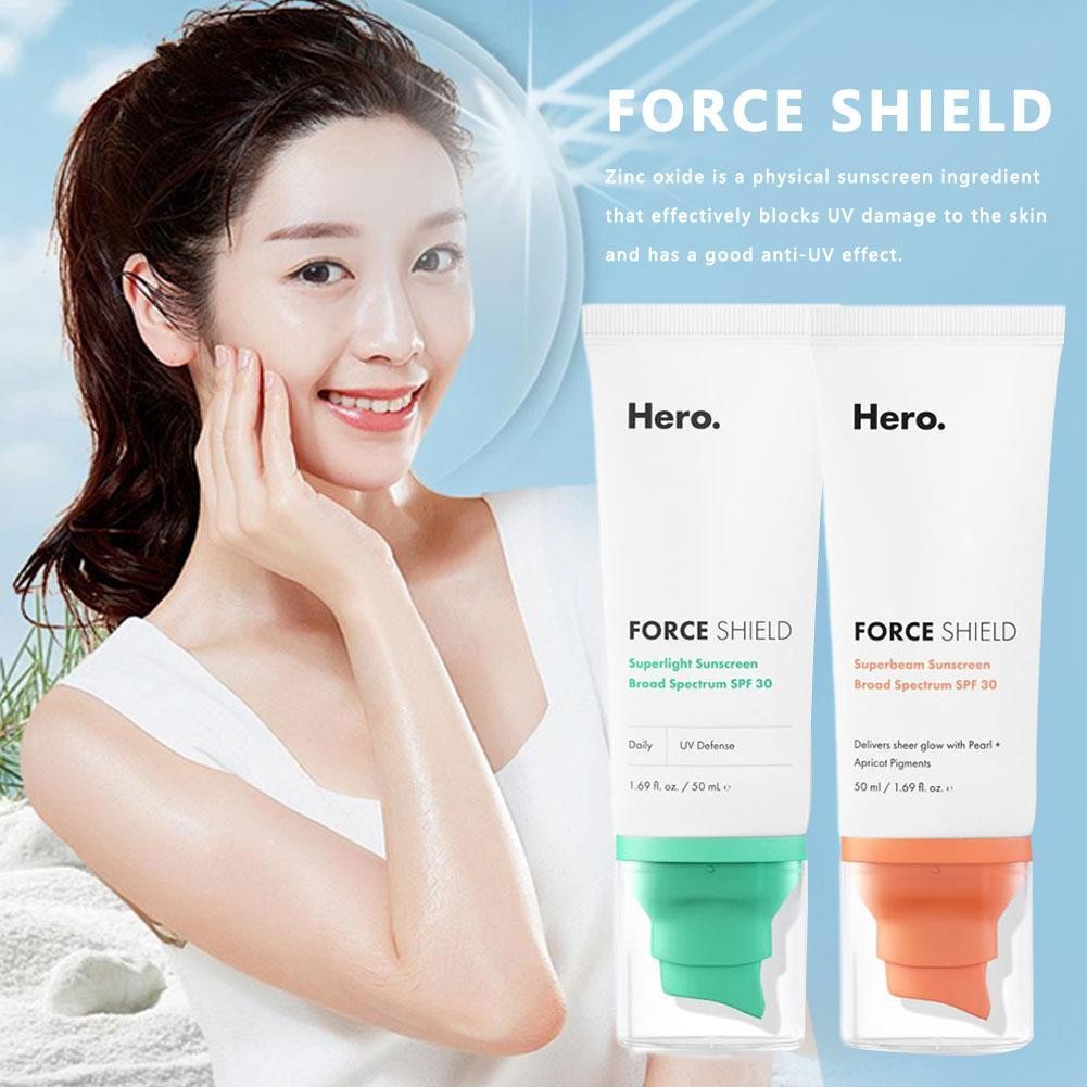 Force Shield Superlight Sunscreen SPF 30 - Everyday SPF 30 For Acne ...