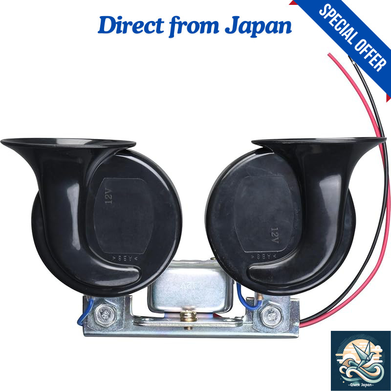 Electronic Horn 12V and 24V - Black [Direct from Japan] | Shopee ...