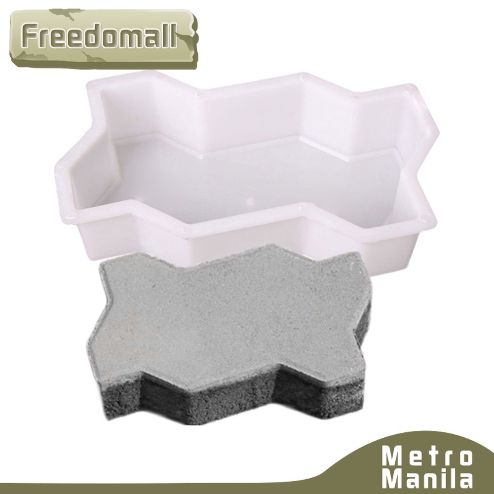 Three Wave Shape Pavement Mold Garden Paths Maker Cement Brick Molds ...