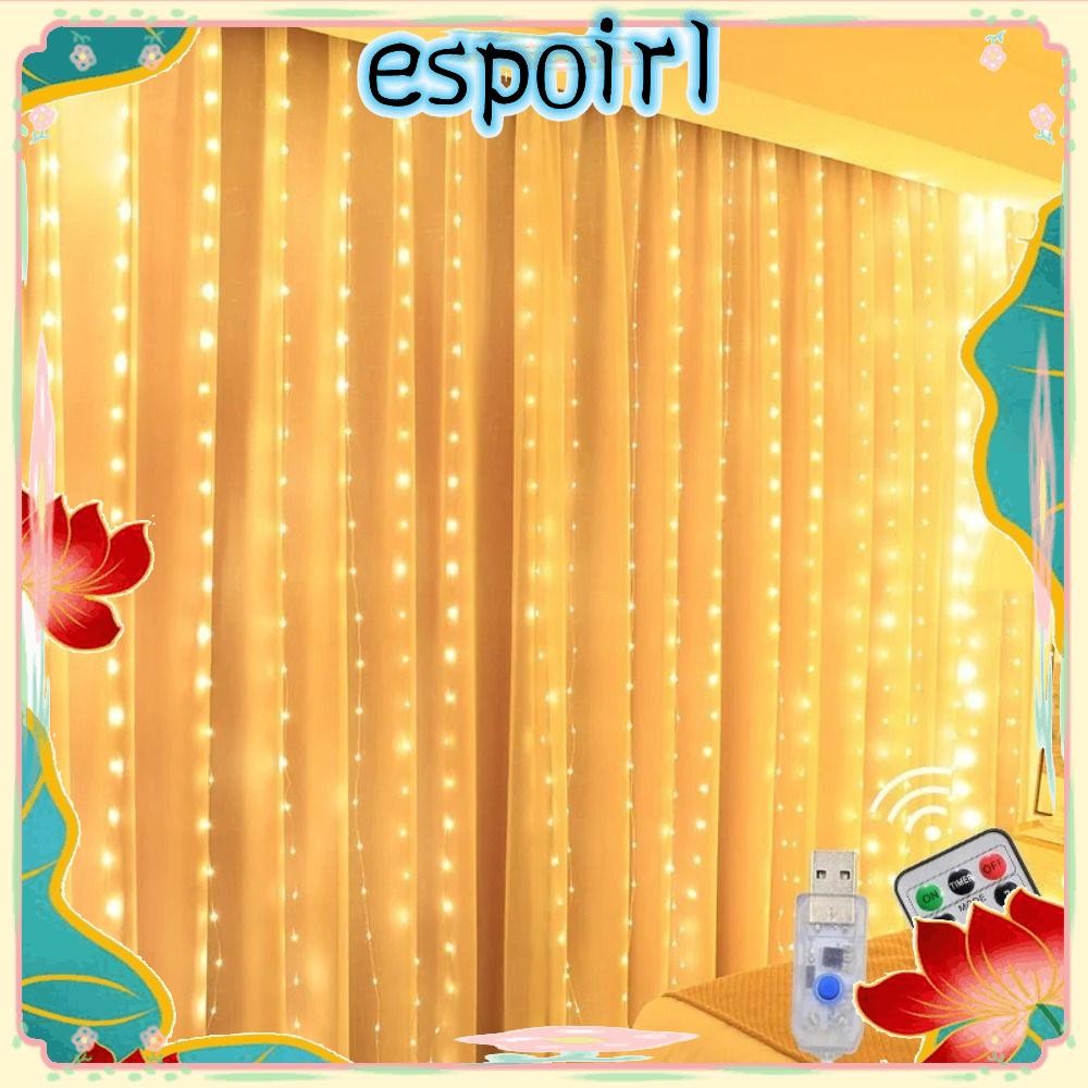 ESPO LED Curtain Light, Christmas 2025 Home Ornament Lamp, Year 8 Mode ...