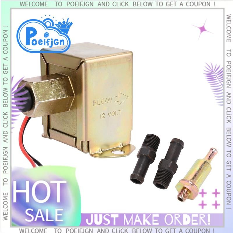 Electric Fuel Pump 12V 4-7Psi Universal Self Priming Heavy Duty Gas ...