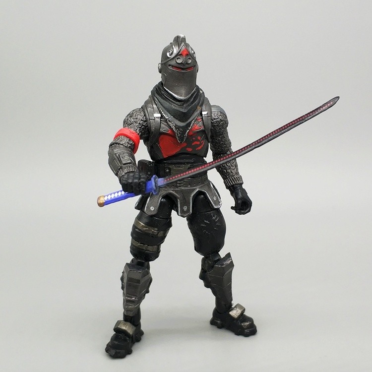 12cm Fortress Night Figure Steel Armor Knight Medieval Special Forces ...