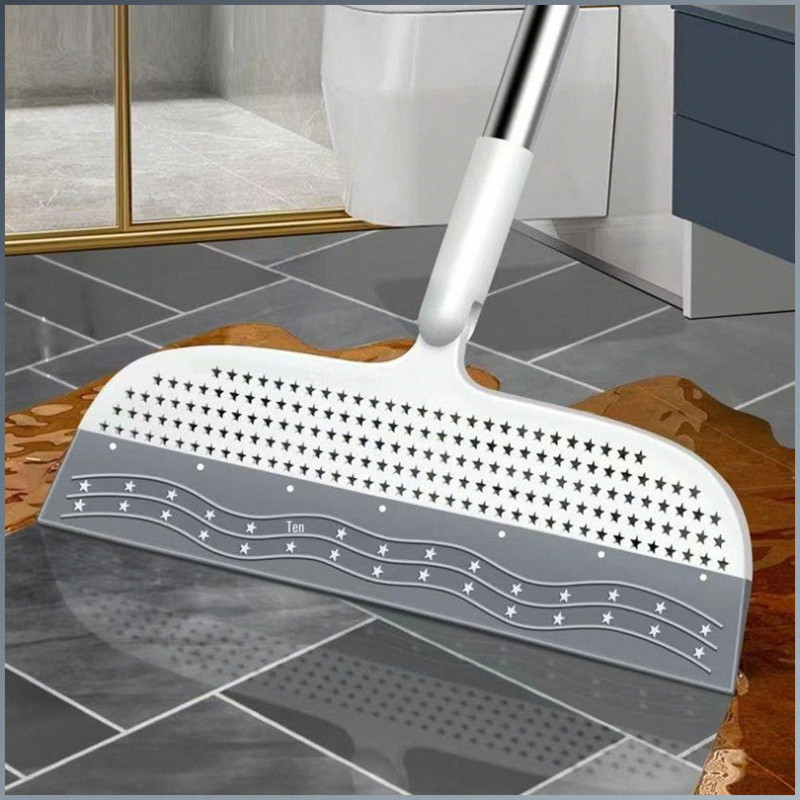 Magic Broom Hairless Broom Scrubber Silicone Head Simplicity Scrape the ...