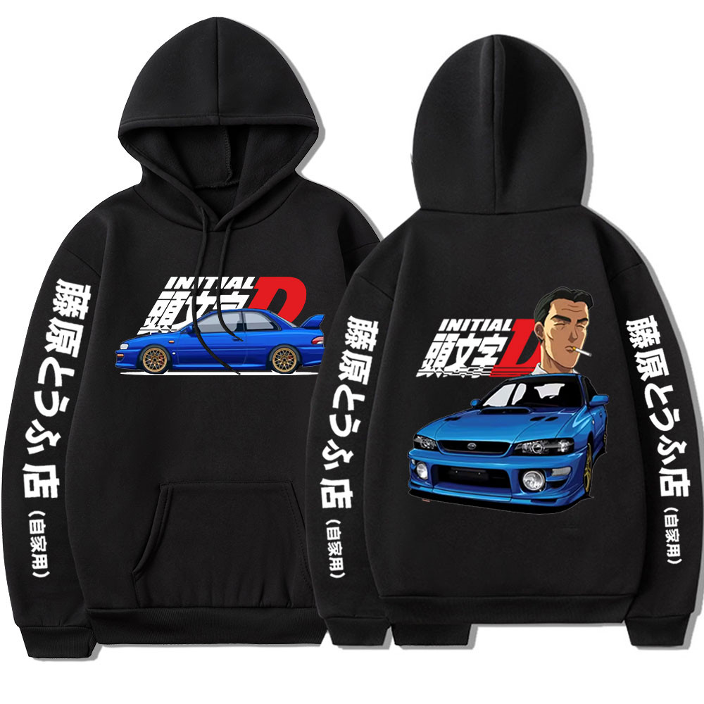 Anime Drift Ae86 Initial D Hoodie Takumi Fujiwara R34 Skyline Gtr Jdm ...