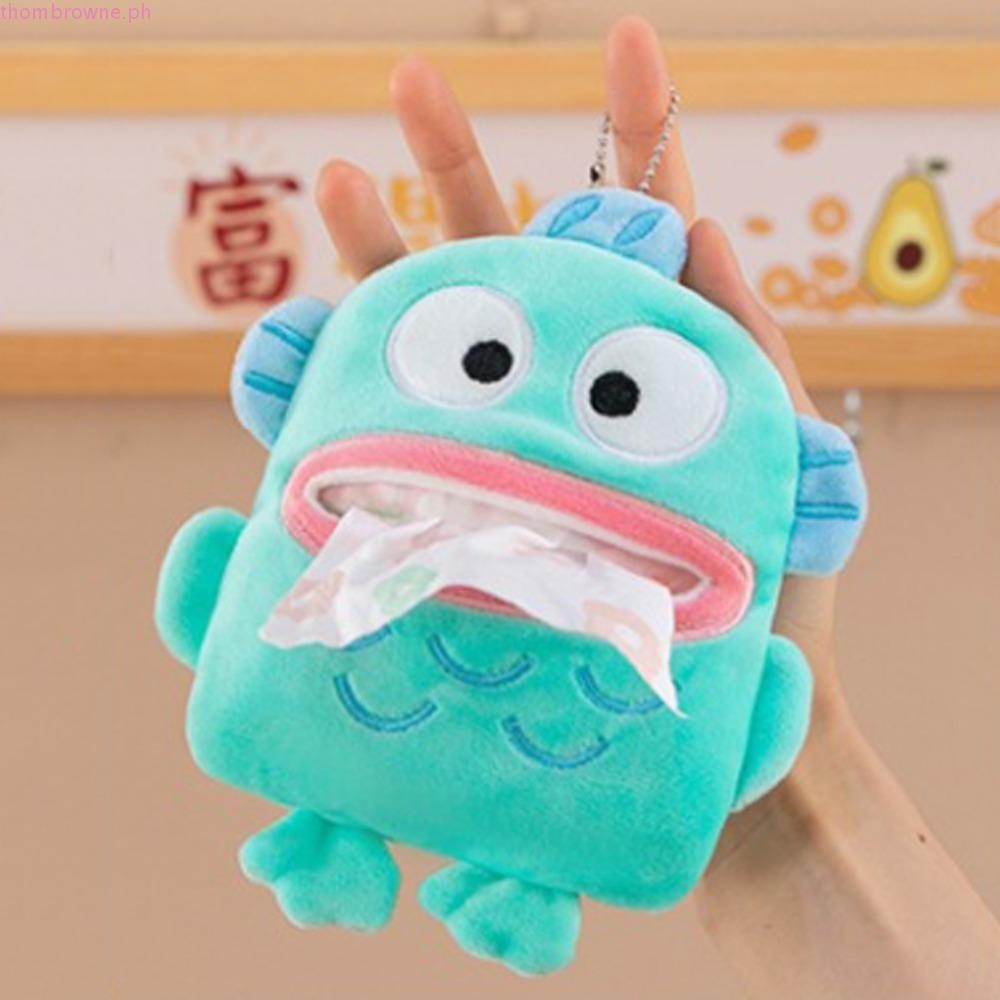 THOMBROWNE Hangyodon Pendant, Paper Box Ugly Fish Plush Tissue Box, Car ...