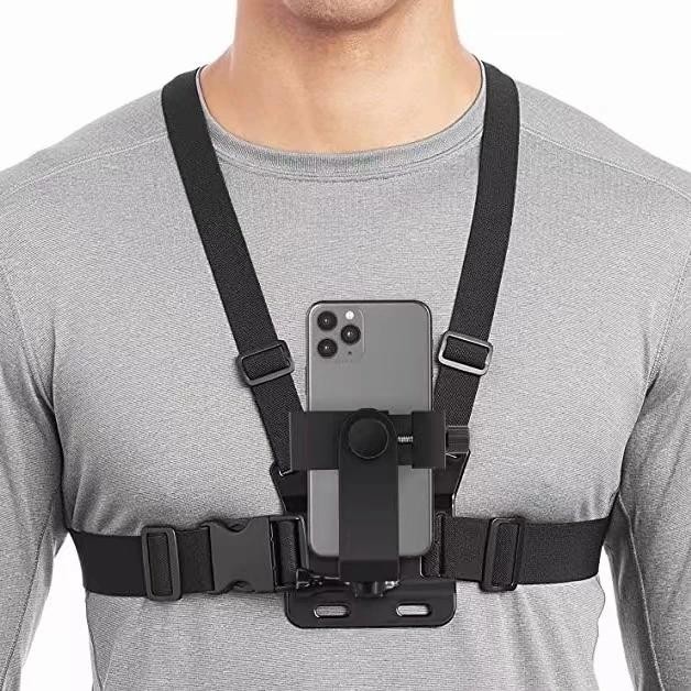 Mobile Phone Chest Strap Mount GoPro Chest Harness Holder for VLOG/POV ...