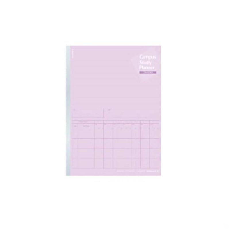 Kokuyo Campus Study Planner Notebook 2-Week Ruled [Purple] Semi B5 No. Y80LT-V Set of 5[Direct ...