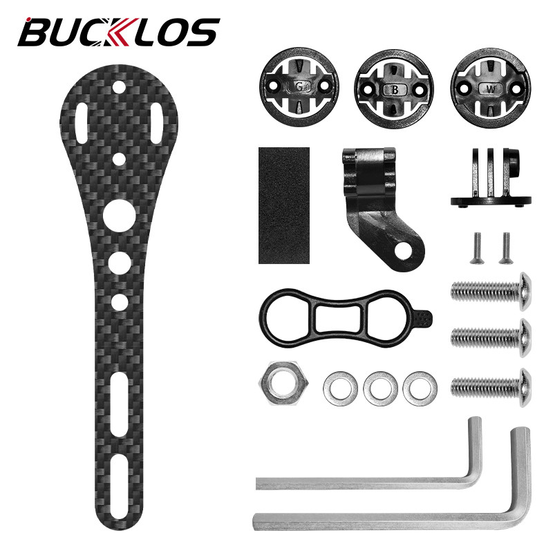 BUCKLOS Bicycle Computer Holder Carbon Fiber Bracket Road Bike ...