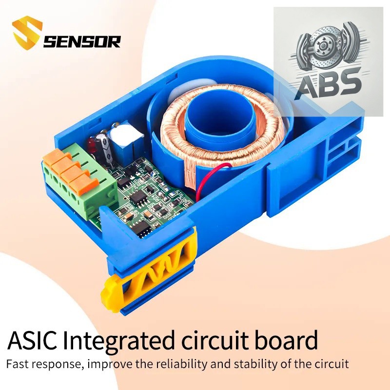 AC/DC Current Transmitter Hall Effect Current Sensor 0-600A to 4-20mA 0 ...