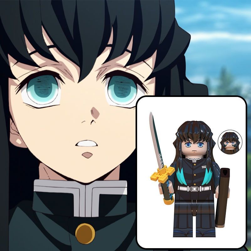 Tokito Muichiro Minifigure Compatible Lego Demon Slayer Breath of ...