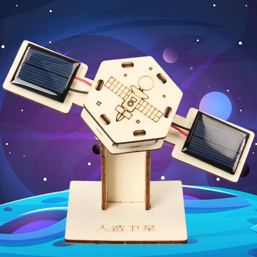 Yuxihon| Diy Artificial Satellite Model Stem Educational Diy Solar ...
