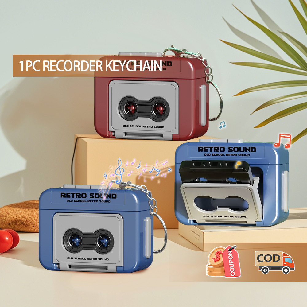 HB Tape Recorder Vintage Keychain Mini Tape Player Portable Music ...